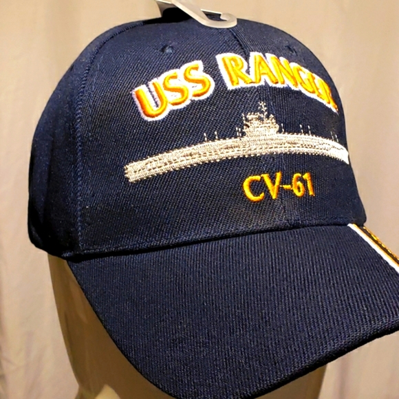 Accessories | Military Us Navy Uss Ranger Hat | Poshmark
